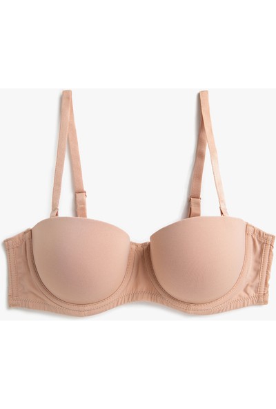 Koton Microfiber Strapless Push Up Sütyen Koton Microfiber Strapless Push Up Sütyen