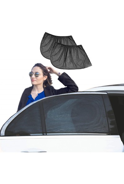 Ankaflex 2li Araç Oto Yan Cam Perdesi Araç Arka Güneşlik Oto Kapı Camı Perdesi Cam Filmi