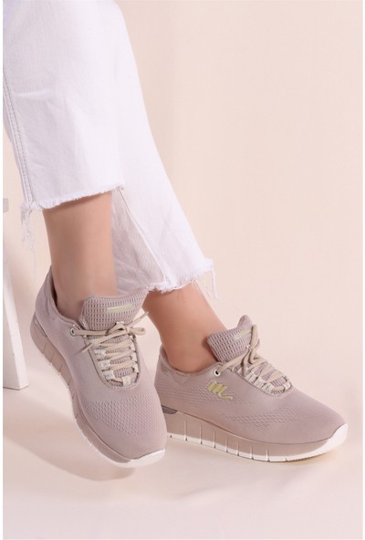 Mammamia 21KA-580T Kadın Günlük Ayakkabı Bej