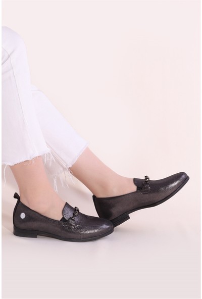 Mammamia 22YA-3495C Kadın Günlük Ayakkabı Platin