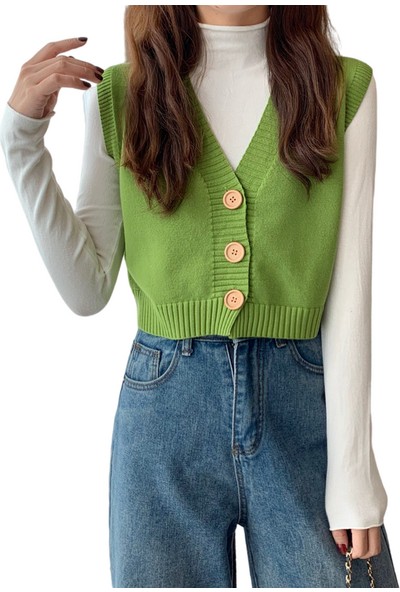 Kadın Örme Yelek (Yurt Dışından) Kadın Örme Yelek (Yurt Dışından)