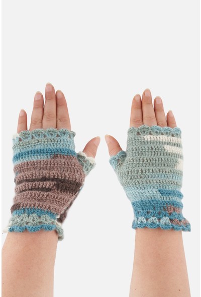 Pink Bear %100 El Örgü Angora Yünlü Parmaksız Kadın Eldiven Pink Bear %100 El Örgü Angora Yünlü Parmaksız Kadın Eldiven