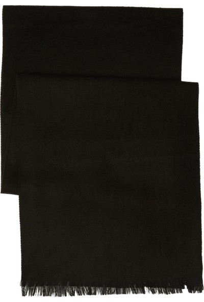 Network Siyah Kadın Yün Atkı