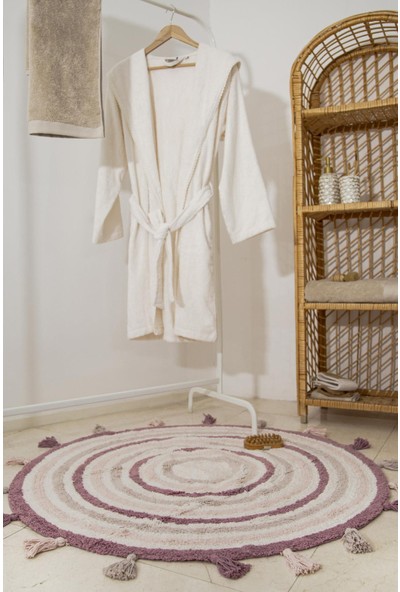 İrya Home Irya Banyo Paspası Marita Mor 100 x 100 cm