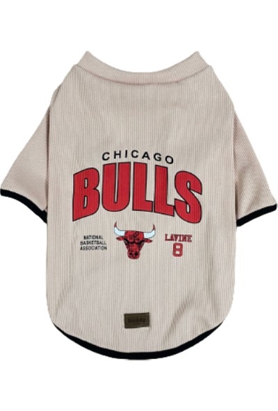 Çiftlik Avm Köpek Kıyafeti - Chicago Bulls Kaşkorse Kumaş Üzeri Baskılı Sweatshirt S Çiftlik Avm Köpek Kıyafeti - Chicago Bulls Kaşkorse Kumaş Üzeri Baskılı Sweatshirt S
