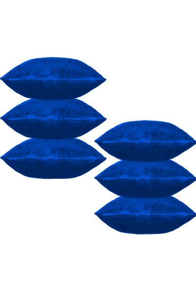 Kunzita Home 6'lı Kadife Kırlent Yastık