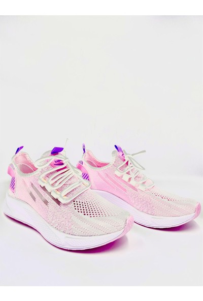 Pembe Kadın Ortopedik Tabanlı Günlük Spor AYAKKABI-LP01