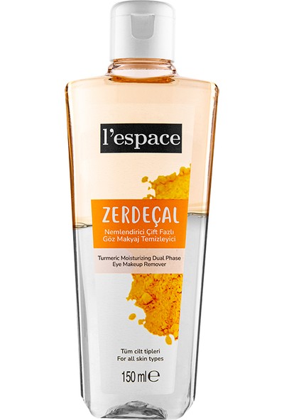 Hunca L'espace Zerdeçallı Nemlendirici Çift Fazlı Göz Makyaj Temizleyici 150 ml Hunca L'espace Zerdeçallı Nemlendirici Çift Fazlı Göz Makyaj Temizleyici 150 ml