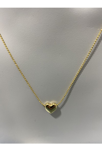 Violetart Gold Renk Kalp Kolye Violetart Gold Renk Kalp Kolye