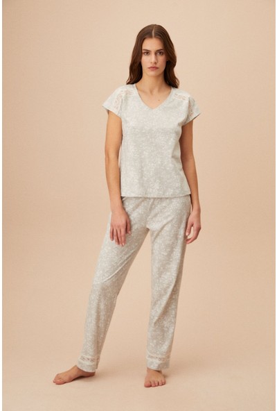 Suwen Griss Pijama Takımı