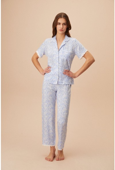 Suwen Summer Maskulen Pijama Takımı