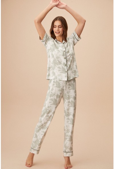 Suwen Pretty Maskulen Pijama Takımı