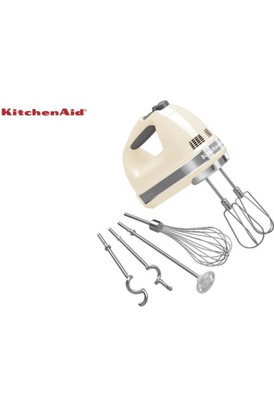Kitchenaid 5KHM9212EAC 9 Hızlı El Mikseri - Krem Kitchenaid 5KHM9212EAC 9 Hızlı El Mikseri - Krem