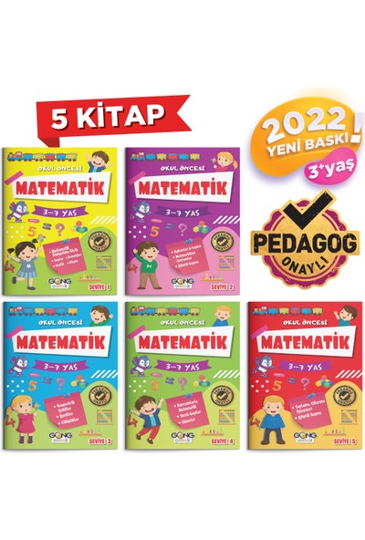 Gong Yayınları Gong Çocuk Matematik Seti 5 Kitap