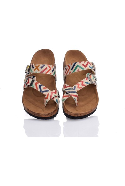 Streetfly Renkli Unisex Çocuk Terlik