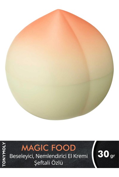 Tonymoly El Kremi Magic Food Beseleyici Nemlendirici Şeftali Cilt Bakımı 30gr