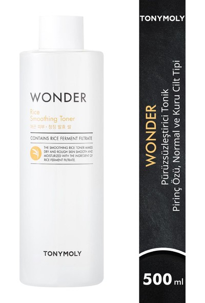 Tonymoly Tony Moly Tonymoly Tonik Wonder Pürüzsüzleştirici Pirinç Cilt Bakımı 500ML Tonymoly Tony Moly Tonymoly Tonik Wonder Pürüzsüzleştirici Pirinç Cilt Bakımı 500ML