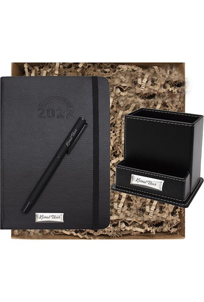 Premium Ajanda Kalem ve Masa Üstü Kalemlik Kişiye Özel Seti Premium Ajanda Kalem ve Masa Üstü Kalemlik Kişiye Özel Seti