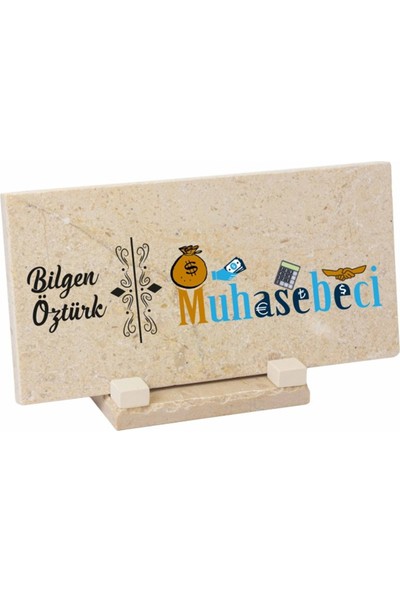 Hediye Rengi Kişiye Özel Masaüstü Isimlik Dekoratif Dikdörtgen Taş - Meslek MODEL11 Hediye Rengi Kişiye Özel Masaüstü Isimlik Dekoratif Dikdörtgen Taş - Meslek MODEL11