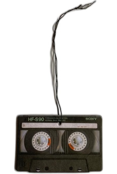 HLD Kaset Koku - Dekoratif Oto Asma Koku - Kaset Baskılı Araç Koku