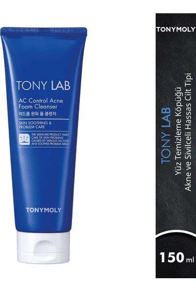 Tonymoly Yüz Temizleme Köpüğü Tony LAB Akne ve Sivilce Kontrol Salisilik Asit Cilt Bakımı 150ml Tonymoly Yüz Temizleme Köpüğü Tony LAB Akne ve Sivilce Kontrol Salisilik Asit Cilt Bakımı 150ml