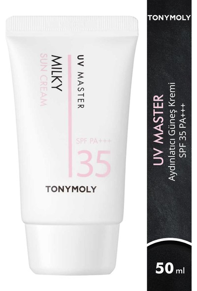 Tonymoly Güneş Kremi UV Master Milky Cilt Aydınlatıcı Meyve ve Çiçek Özlü SPF 35 PA+++ 50ml Tonymoly Güneş Kremi UV Master Milky Cilt Aydınlatıcı Meyve ve Çiçek Özlü SPF 35 PA+++ 50ml