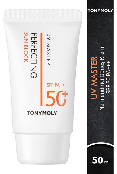 Tonymoly Güneş Kremi UV Master Perfecting Nemlendirici Meyve ve Çiçek Özlü 50+ PA+++ 50ml