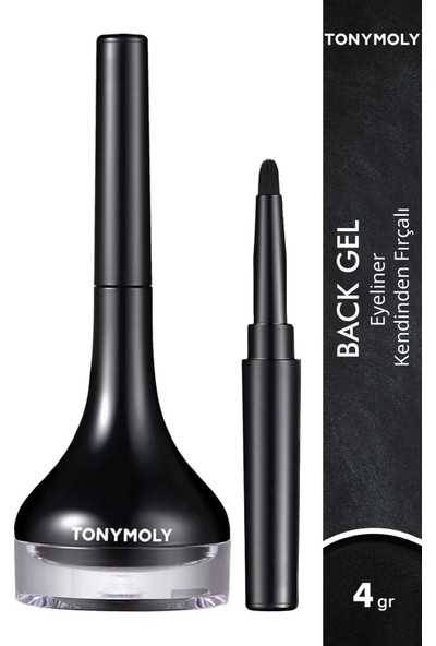 Tonymoly Eyeliner Back Gel Kendinden Fırçalı Cilt Bakımı 4gr