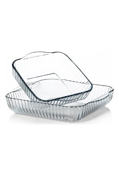 Paşabahçe (159166) Borcam Kare Tepsi 2'li Paşabahçe (159166) Borcam Kare Tepsi 2'li