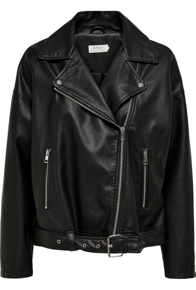 Only Onlbella Faux Leather Biker Ceket 15245788