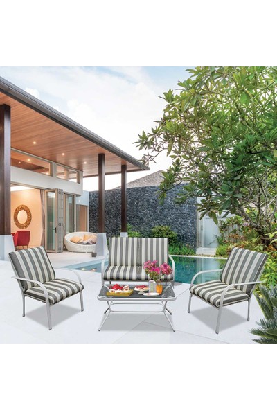 Loya Luna Metal Oturma Grubu