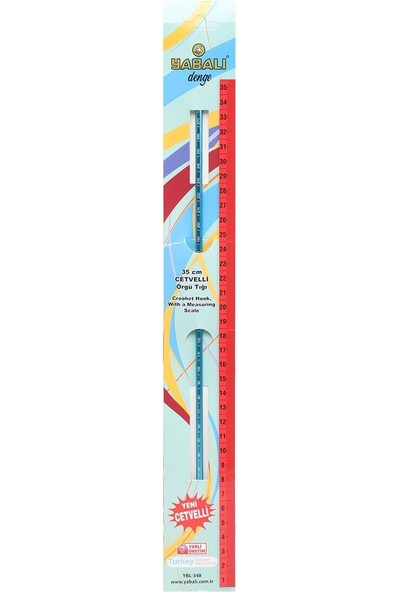 Yabalı Cetvelli Örgü Tığ 35 cm 5 mm Yabalı Cetvelli Örgü Tığ 35 cm 5 mm