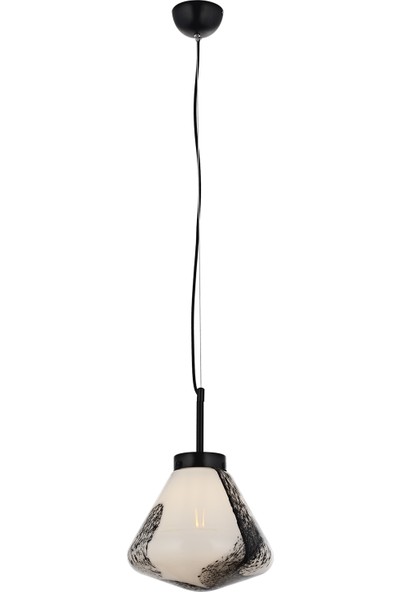 Lamore Home Farah 30 cm Opal Camlı Si̇yah Tekli̇ Avi̇ze Lamore Home Farah 30 cm Opal Camlı Si̇yah Tekli̇ Avi̇ze