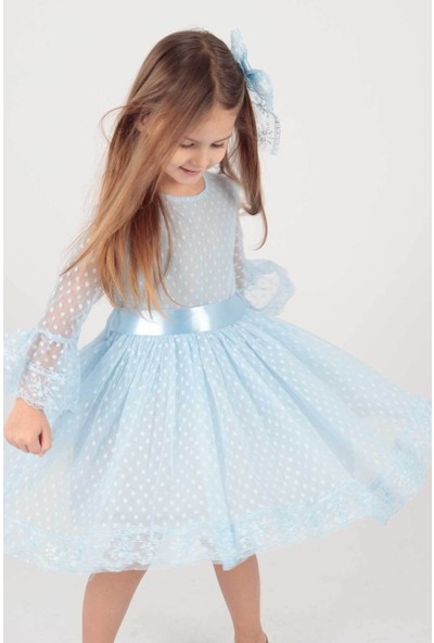 Ahenk Kids AK214243 Kız Çocuk Tül Elbise