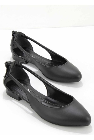 Bambi Siyah Kadın Babet K018230730