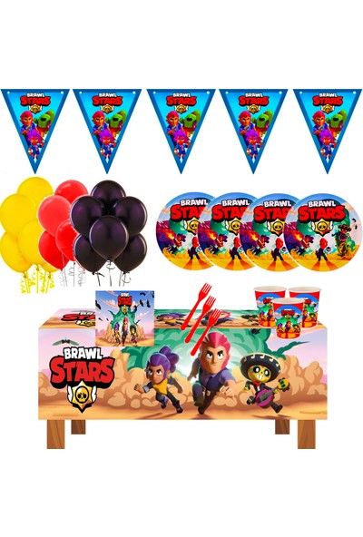 Brawl Stars Doğum Günü Parti Süsleri Süsleme Seti Brawl Stars Doğum Günü Parti Süsleri Süsleme Seti