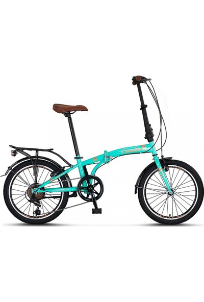 20J Ümit Cunda Katlanır Bisiklet - Turkuaz Altın