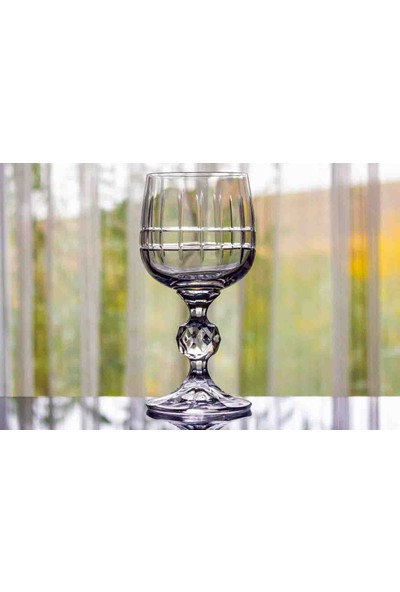 Bohemia Sade 6'lı El Kesme Ayaklı Kahve Su Bardağı Takımı Star 1