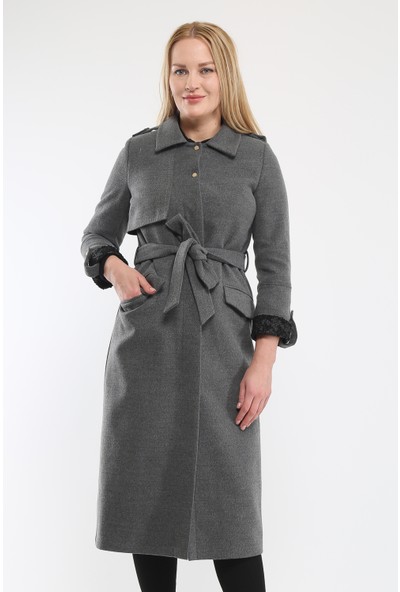 Günay Karaca Kışlık Kaşe Bayan Kaban 2126 Günay Karaca Kışlık Kaşe Bayan Kaban 2126