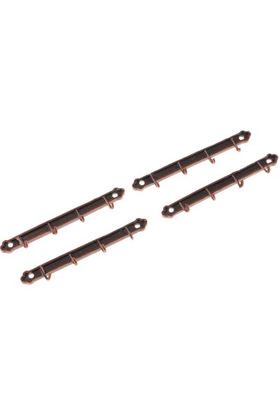 Lovoski 1/12 Minyatür Metal Duvar Askıları Giysi Kanca Dollhouse Mobilya Bakır (Yurt Dışından)