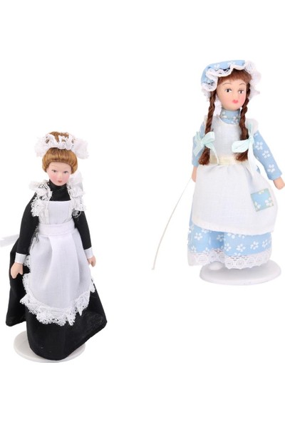 Lovoski 1/12 Bebekler 'evi Minyatür Porselen Bebekler Klasik Victoria Hizmetçi Bayan & (Yurt Dışından)