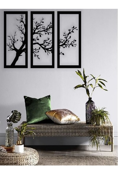 Şen Ahşap Market 3'lü Ağaç Tablosu Şen Ahşap Market 3'lü Ağaç Tablosu