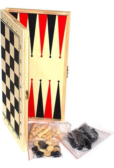 Esilay Shop Ahşap Tavla Satranç Seti Hobi Oyun Seti Esilay Shop Ahşap Tavla Satranç Seti Hobi Oyun Seti