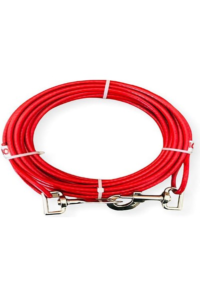 Lidersan Çelik Köpek Bahçe Bağlama Halatı 6 mm 10 Metre 2 Adet