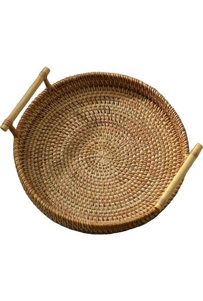 Dokuma Ekmek Sepeti El Işi Servis Tepsi Meyve Çay Içecekler Ev Dekorasyonu 24X3 cm (Yurt Dışından) Dokuma Ekmek Sepeti El Işi Servis Tepsi Meyve Çay Içecekler Ev Dekorasyonu 24X3 cm (Yurt Dışından)