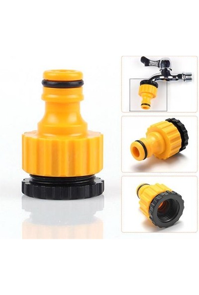 Homecare 1/2 Vidalı Dişli Musluk Sonu Hortum Bağlantı Konnektörü 715993