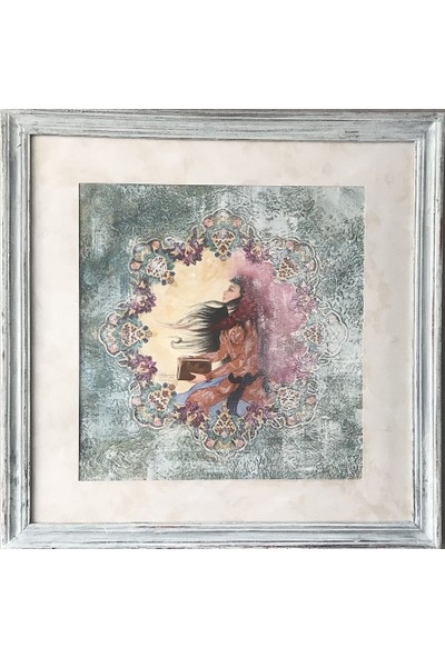 Sanat Diyarı Teknik:akrılık&guaj Boya BOYUT:100X100 cm Sanat Diyarı Teknik:akrılık&guaj Boya BOYUT:100X100 cm