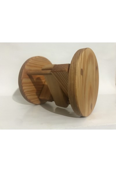 Doğal Ahşap Emekleme Çıngırağı El Yapımı Montessori Oyuncak