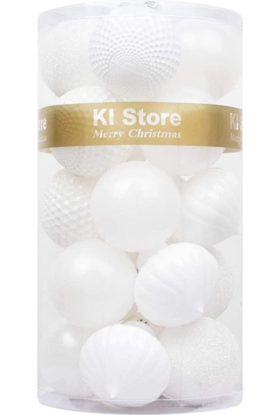 Brightest Star 20 Adet 80MM Kırılmaz Noel Süslemeleri (Yurt Dışından) Brightest Star 20 Adet 80MM Kırılmaz Noel Süslemeleri (Yurt Dışından)