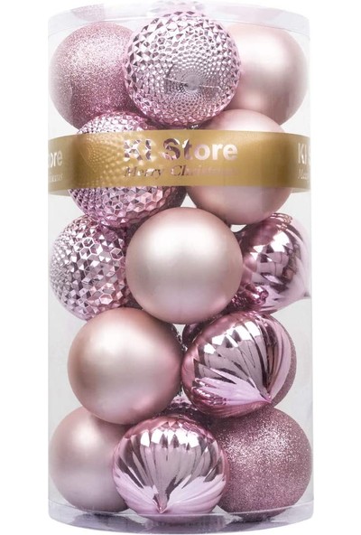 Brightest Star 20 Adet 80MM Kırılmaz Noel Süslemeleri (Yurt Dışından) Brightest Star 20 Adet 80MM Kırılmaz Noel Süslemeleri (Yurt Dışından)